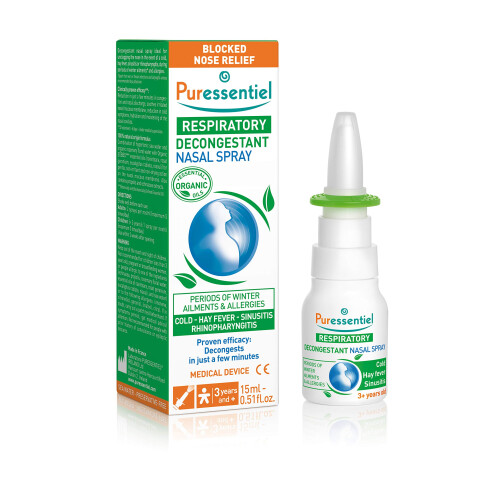 Respiratory Decongestant Nasal Spray 15ml - Cold & Flu - Hayfever ...