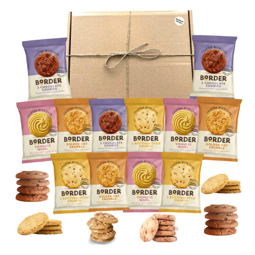 Border Biscuits Lovers Hamper Gift Set 12 Packs of Two Biscuits (24 ...