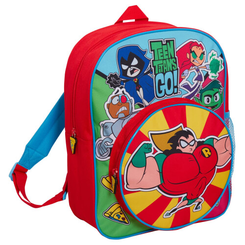 Teen Titans Go Backpack Kids Back to School Bag DC Super Heroes Travel ...