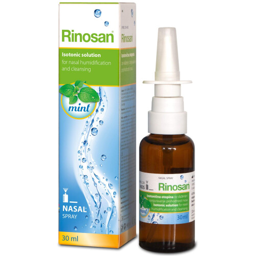 Rinosan Isotonic Nasal Mint Spray - for Allergy, Congestion, Rhinitis ...