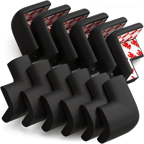 Corner Protector for Baby 12 Pack Self Adhesive Table Corner Protector Child Safety Furniture Bumper Heavy Duty Soft Rubber Foam Furniture Corner on OnBuy