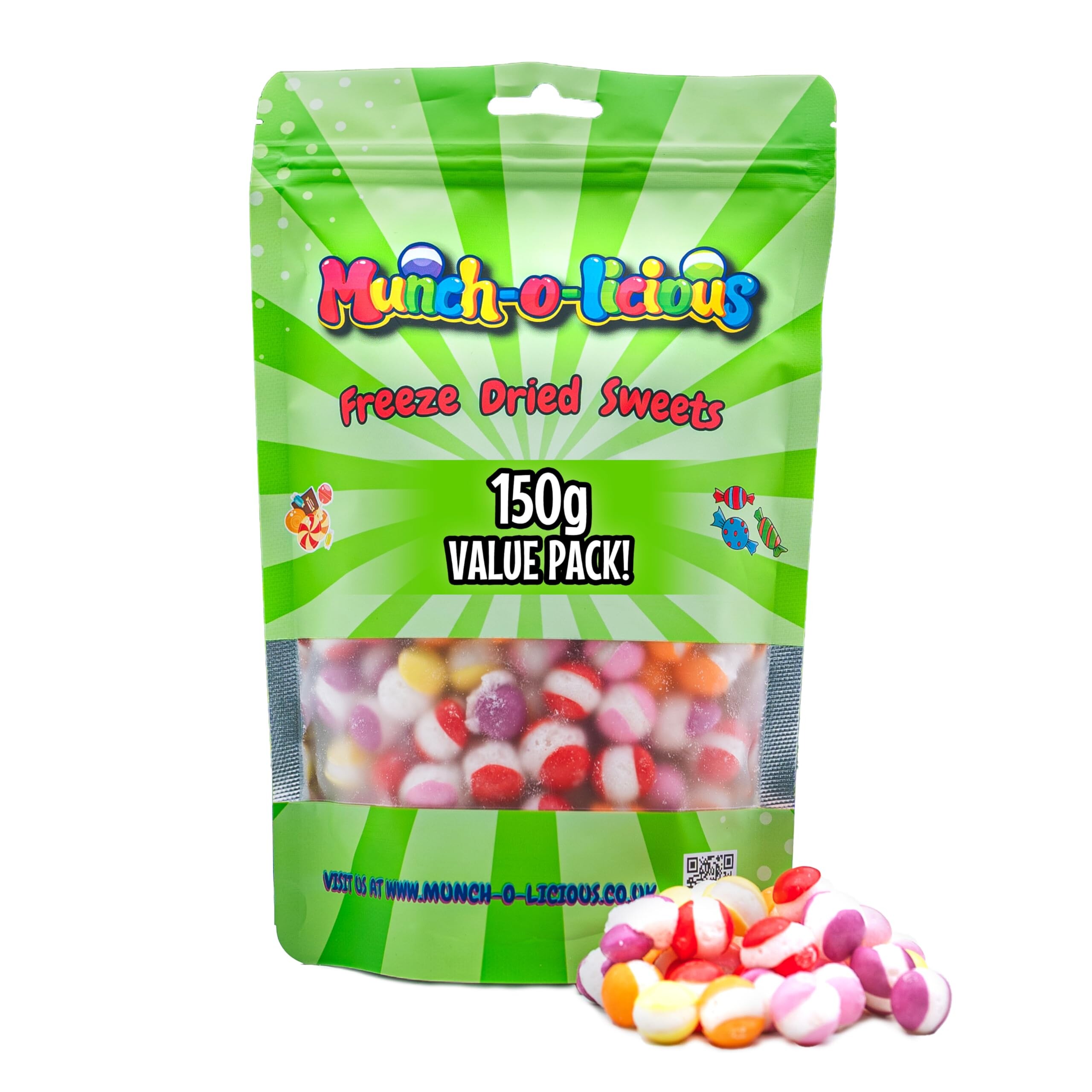 Freeze Dried Sweets 150g Candy Skittles Desserts Vegan Halal Crunchy ...