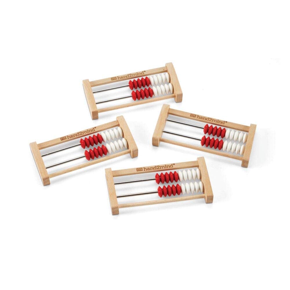 Hand2mind Mini 20 Bead Wooden Rekenrek Abacus for Kids Math ...