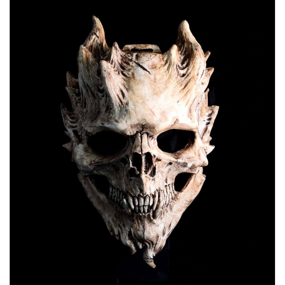 Skull Warrior Death Skull Mask / Demon Skull / Scary Halloween Mask on ...