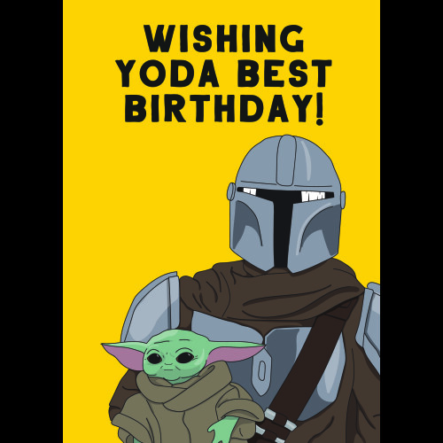 Scribbler Wishing Yoda Best Birthday Adorable Adventure Duo! Funny ...