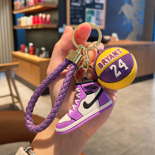 StyleA Unique Basketball Shoe Keychain Durable Silicone Great For Party Favors And Gifts