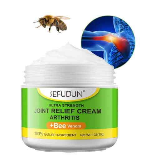 Joint Pain Relief Cream Ultra Strength Cream with Bee Venom Joint and ...