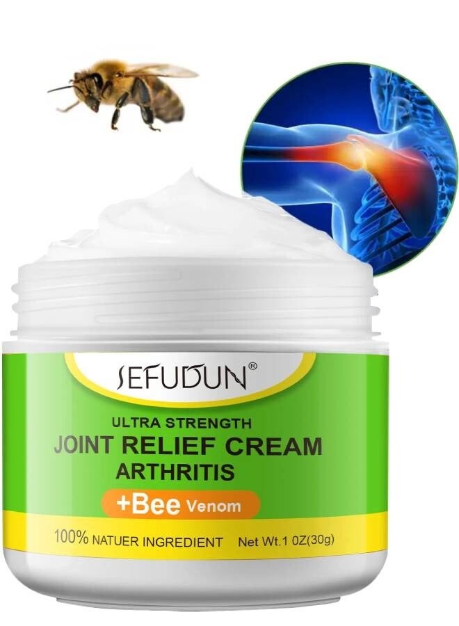 Joint Pain Relief Cream Ultra Strength Cream with Bee Venom Joint and ...