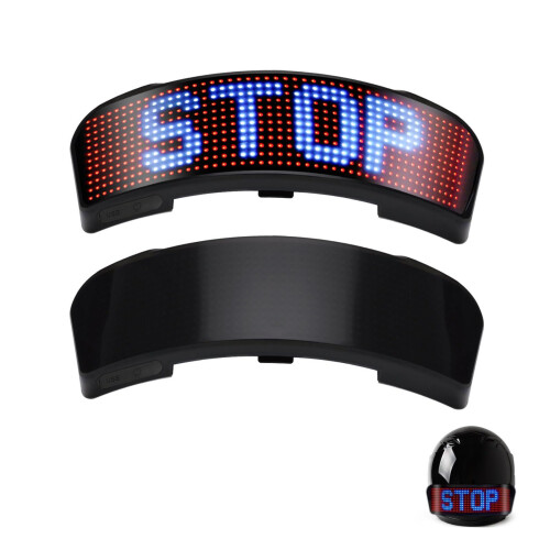 Chronus Smart Led Motorcycle Bike Cycling Helmet Display Sceen Light ...