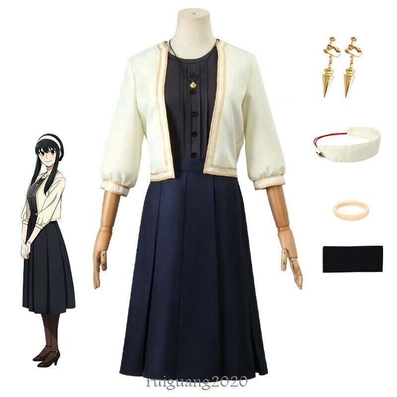 SPYFAMILY Yor Forger Anime Role Play Cosplay Costume Casual Women's ...