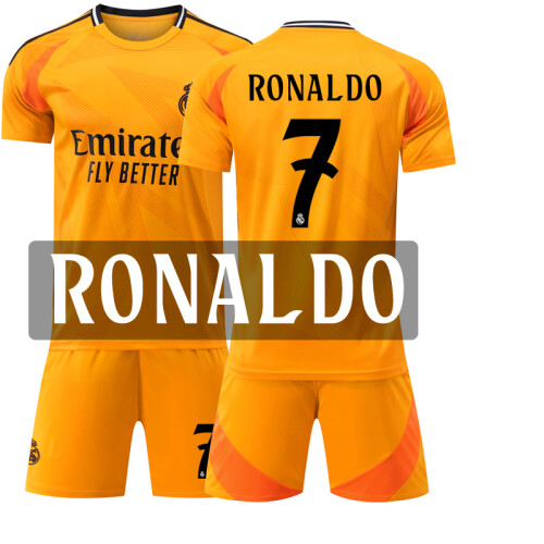 (28, Orange 7C) 2024 Mens Kids MBAPPE 9# RONALDO 7# COURTOIS 1# MODRIC ...
