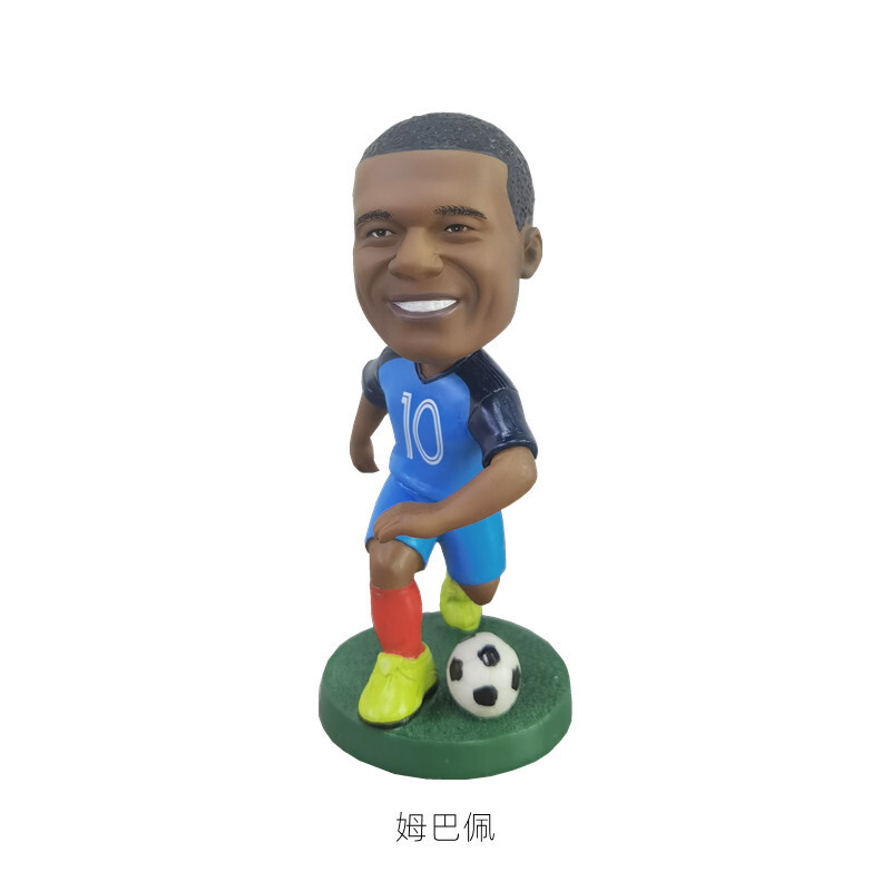 (Kylian Mbappe) Football Soccer Players Action Figure Model Doll Cars ...