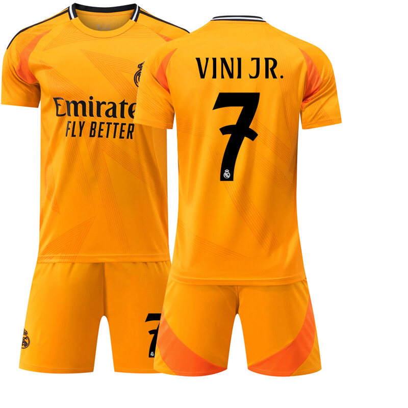 (20, Orange 7C) 2025 Mens Kids Football Jersey KROOS 8# VINI JR.7 ...
