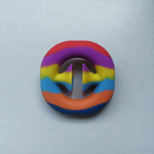 (Colours) Fidget Snapper Hand Toy Grab Squeeze Snap Anti Anxiety ...