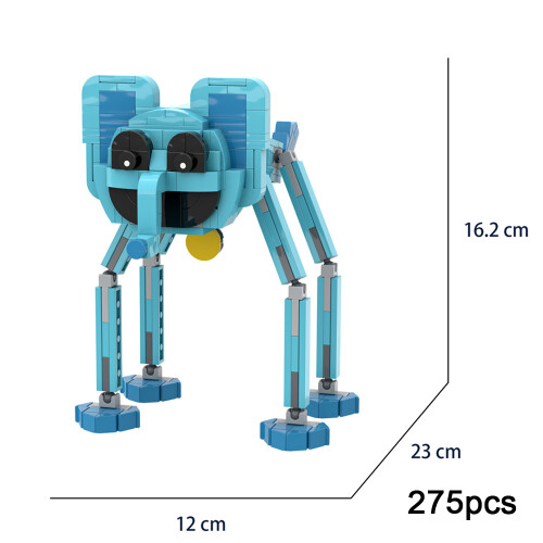 (M6) Smiling Critters Building Blocks Set Cute Cartoon DIY Model Figure ...