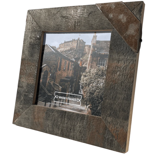 Whisky Whiskey Barrel 8 x 8 Rustic Stave Photo Picture Frame on OnBuy