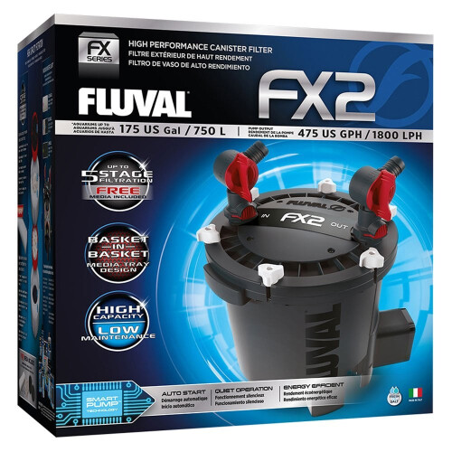 Fluval FX2 Canister Filter | External Filtration for Aquariums up to ...