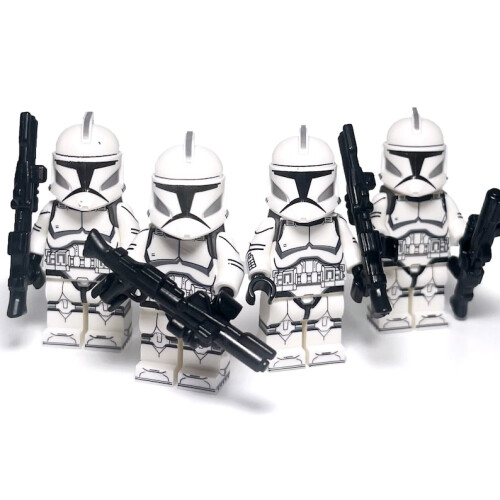 Phase 1 custom minifiguren Star Wars Phase One White Clone Trooper ...