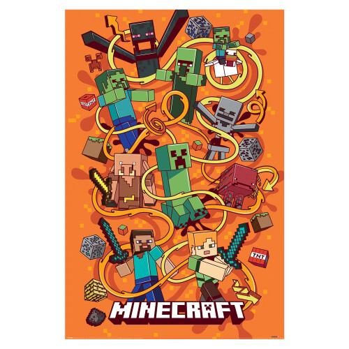 Minecraft Funtage Montage Maxi Poster on OnBuy