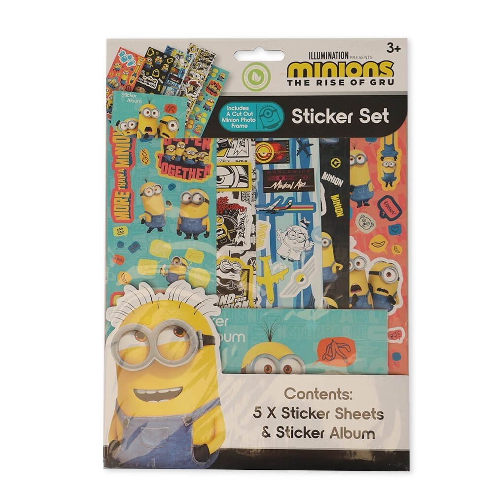Minions: The Rise Of Gru Characters Stickers Set on OnBuy