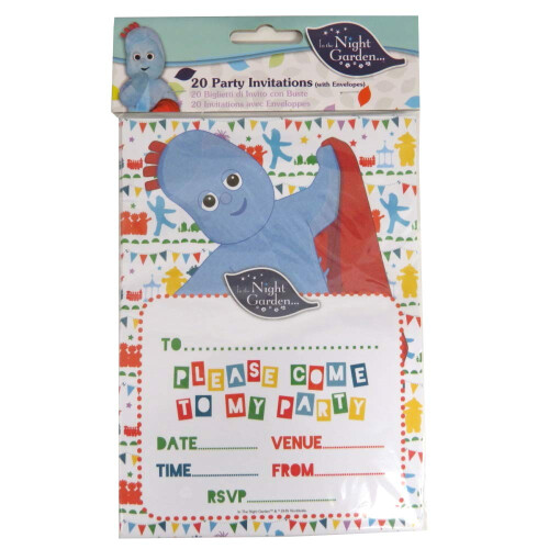 In the Night Garden Party Invitations (Pack of 20) on OnBuy
