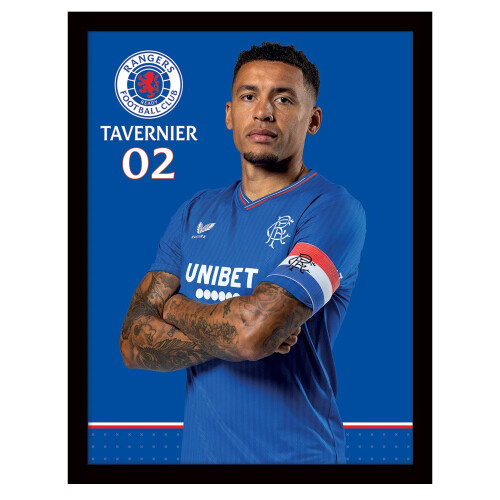 Rangers FC Tavernier Crest Paper Print on OnBuy