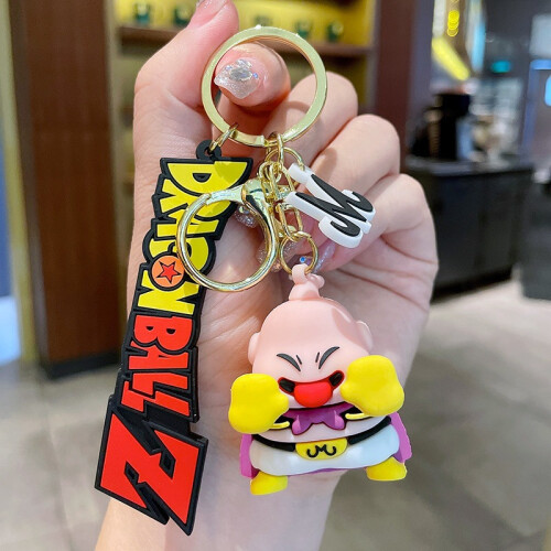 (Buu) Dragon Lovely Ball Anime Keychain Soft Rubber Car Key Holder ...