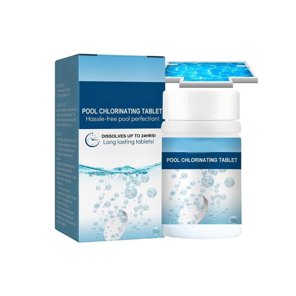 Pool Tablets Clorine Swimming Pool Foaming Clarifier 100Pcs/Box Ion ...