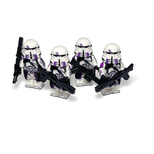 187th Legion Custom Airborne Troopers Clone Paratroopers Purple Clone ...