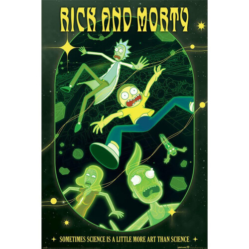 Rick And Morty Rave Rickrival Maxi Poster on OnBuy