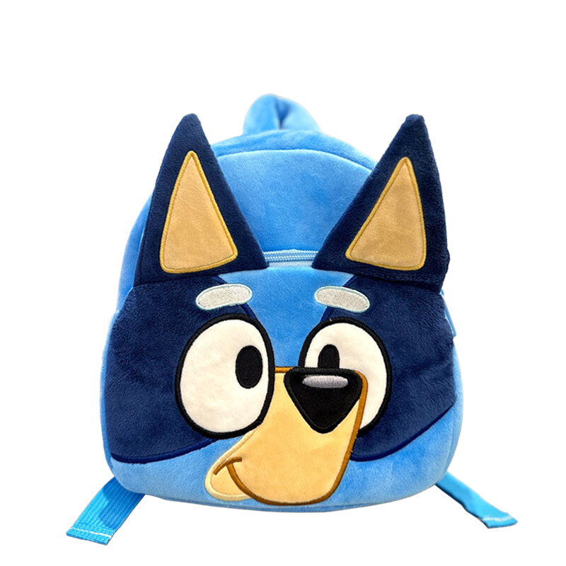 (6) Bluey And Bingo Plush Backpack Anime Figure Muffin Dog Models ...
