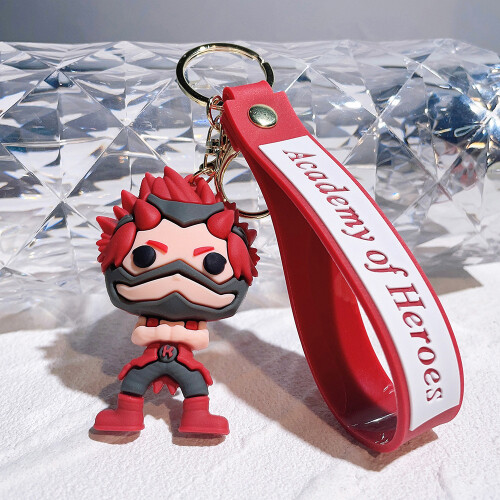 (Kirishima) Hero Academia My Silicone Keychain Charming Deku Bakugo ...