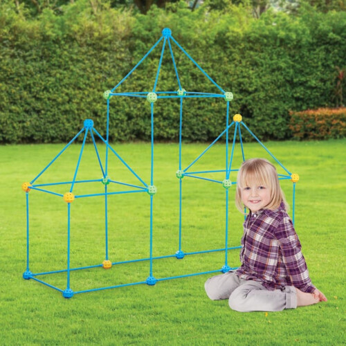 Fort Building Kit for Kids, Active Play Build Your Own Den, Outdoor ...
