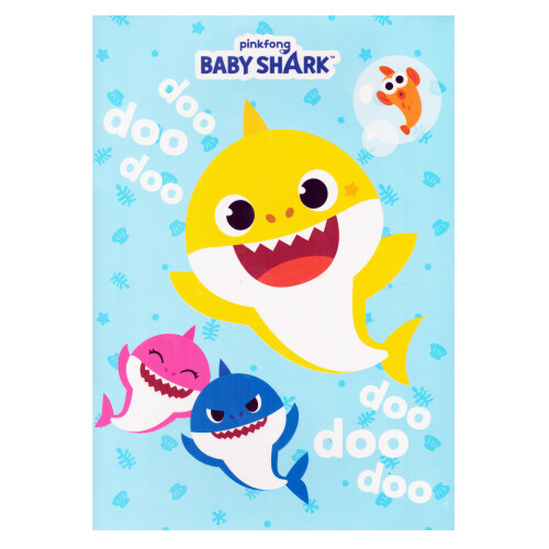 Baby Shark Blue Colouring Book Activity Pad 32 Pages A4 Size Childrens ...