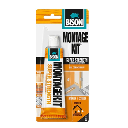 Bison Montage Kit Super Universal Construction Adhesive Glue 125g on OnBuy