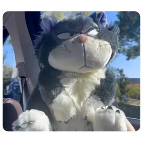 (45cm Lucifer Cat) Lucifer Cat Plush Toy Pillow Figure Soft Toy Kawaii ...