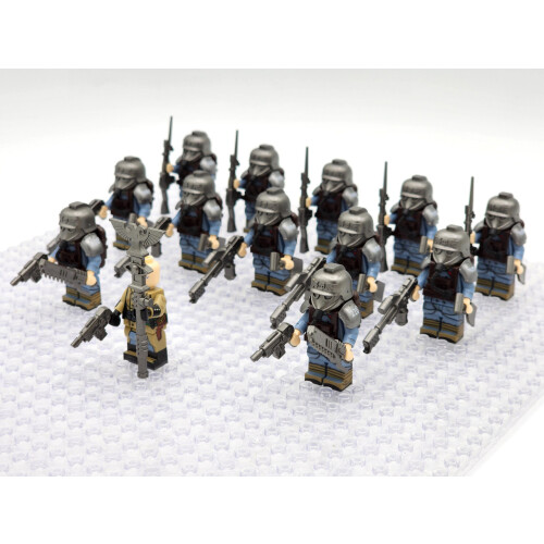 Warhammer 40K Death Korps of Krieg Psyker, Pyro Soldiers 13 Minifigures ...