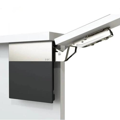 (Small) Anthracite Top Stay Lift Soft Close 107 Degree for Wall Cabinet 18mm to 20mm Carcass ...