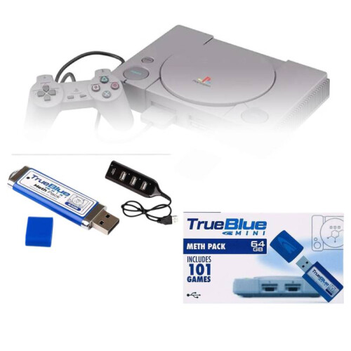 Mini True Blue Meth Pack 64 Gb 101 Of The Best Ps1 Games Included on OnBuy