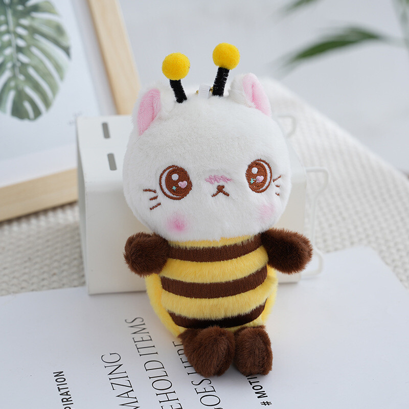 (Cat) Lovable Kuromi Black Plush Keychain Huggable And Soft 18cm Sanrio ...