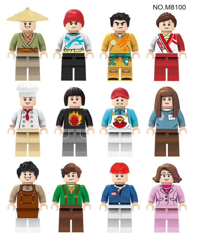 (M8100) Mini Figure Toy Minifigure Fit Lego Building Block Set Toy on OnBuy