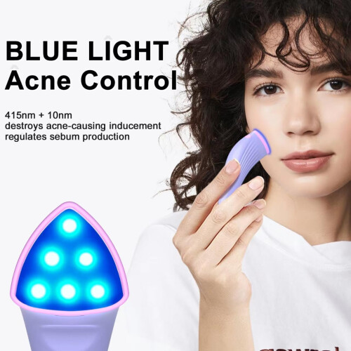 LED Acne Foe - Acne Spot Pimple Zit Treatment Device Red and Blue Light ...
