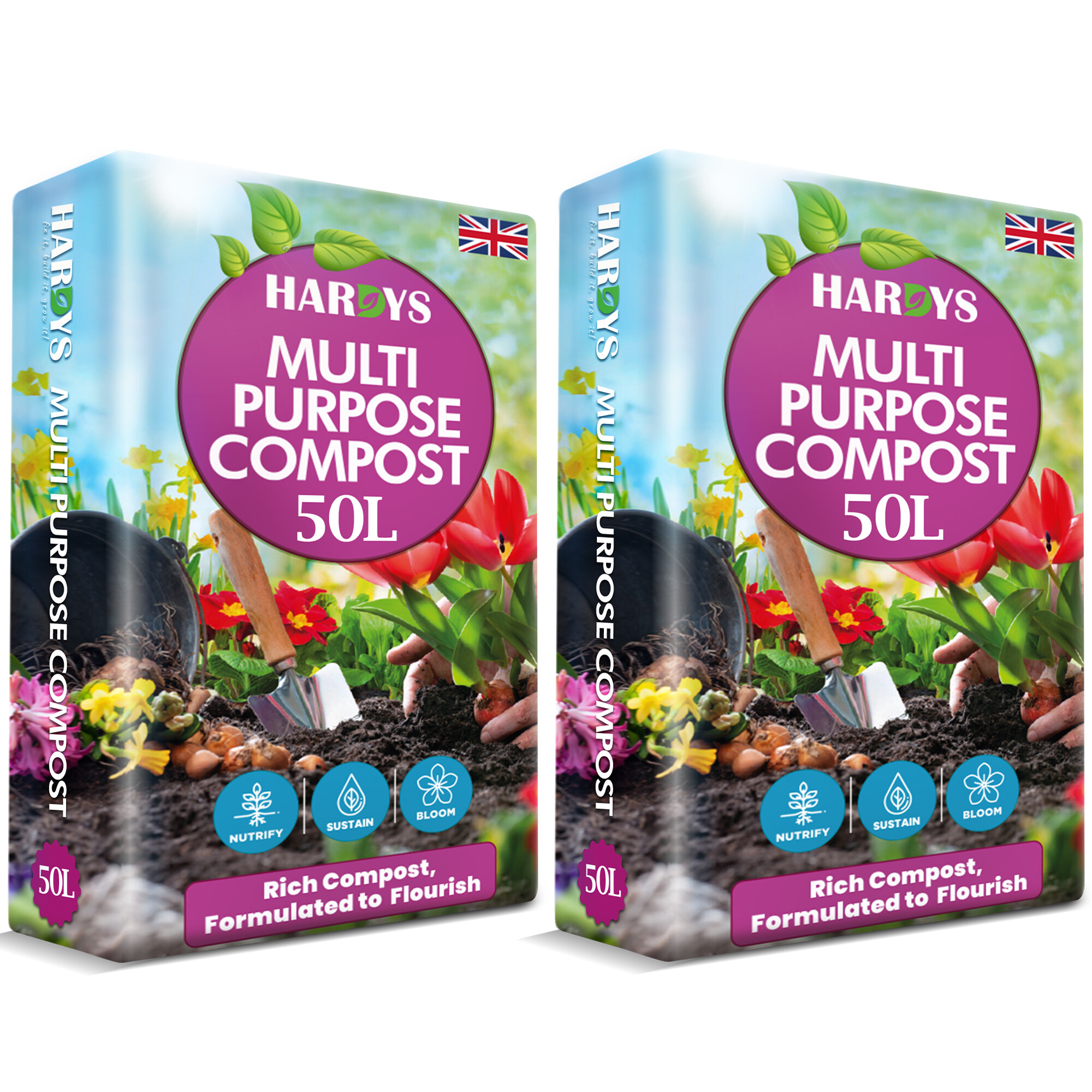 (100L) Plant Multi Purpose Compost Outdoor & Indoor Soil on OnBuy