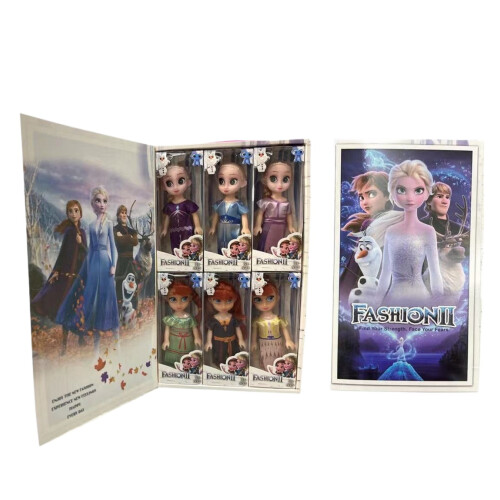 (16cm/6in 6pcs) Frozen 2 Princess Anna Elsa Action Figures Toy ...