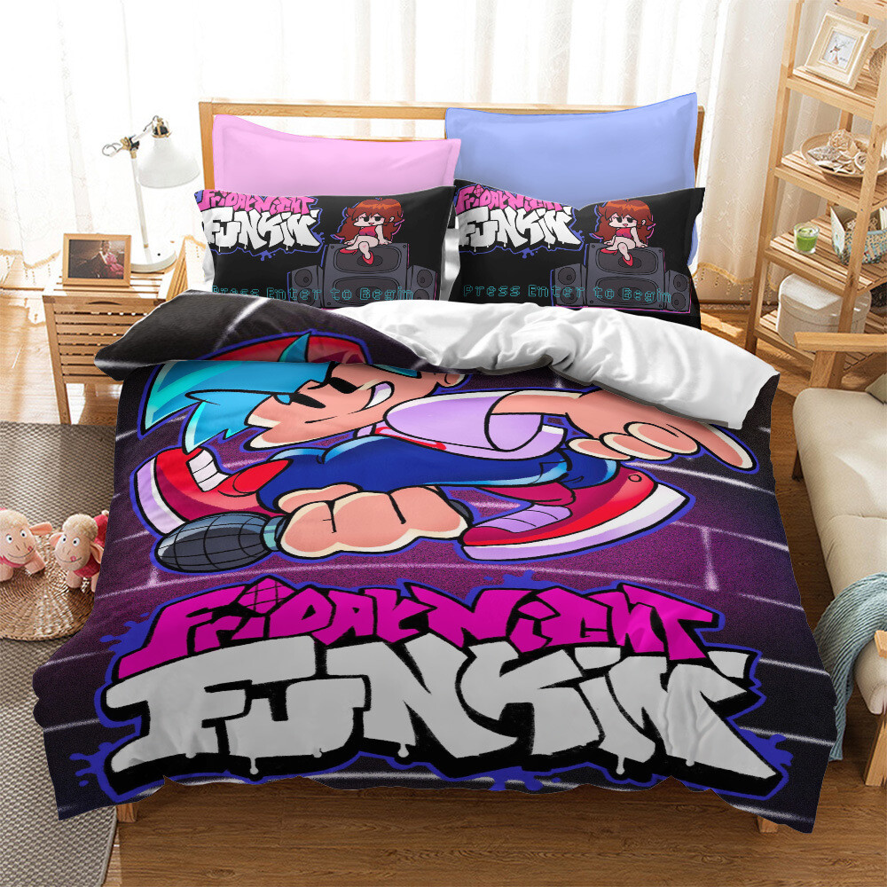 (Pattern 10, Double) Friday night Funkin Bedding Single Duvet Cover on ...
