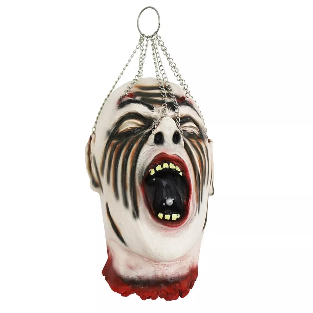 (HANGING HEAD - SCREAMING WITH CHAINS) 9 PIECE SEVERED LIFE SIZE LIMBS ...