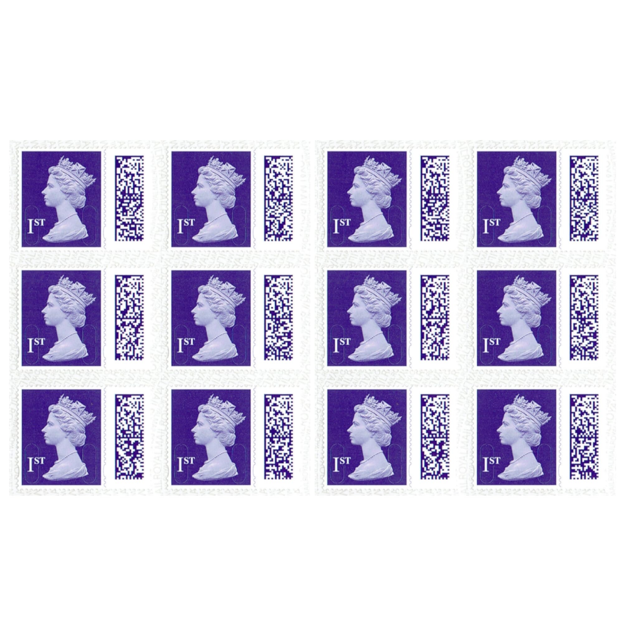 GOVLAX Group 1st Class Stamps (12 Pack) - Self Adhesive UK Letter ...