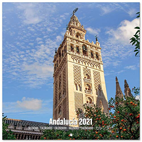 Grupo Erik Andalucia 2021 Wall Calendar 11.8 x 11.8 inches (16 Months ...