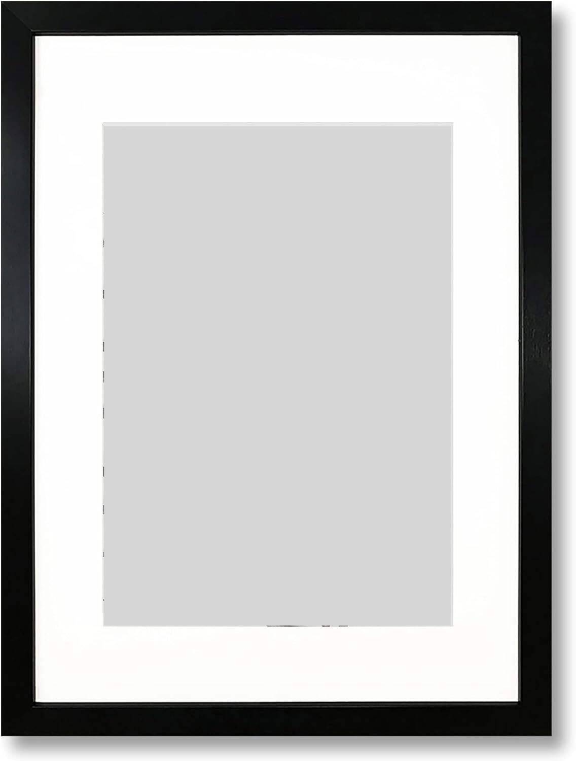 (Black Frame With White Mount, A3 pic ( 20X16 Frame )) Wooden Effect ...