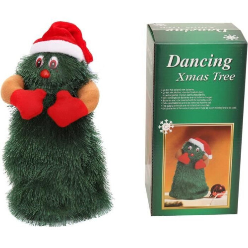 Dancing Christmas Tree – Electric Rotating Plush Toy, Animated ...